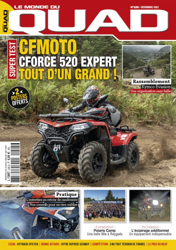 Au sommaire de Le Monde Du Quad 225 - LE MONDE DU QUAD